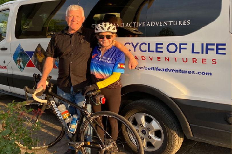 Betsy's Cycling for Service - March - VOA Colorado